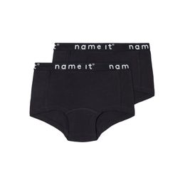 name it Panty M&auml;dchen Gr&ouml;&szlig;e 122/128 schwarz / wei&szlig;