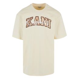 Karl Kani T-Shirt Herren Gr&ouml;&szlig;e S creme / braun / wei&szlig;