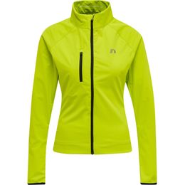 Newline Trainingsjacke Damen Gr&ouml;&szlig;e S grau / limette / schwarz