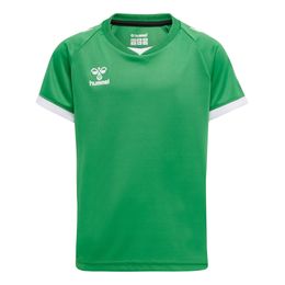Hummel Funktionsshirt 'Core' Jungen Gr&ouml;&szlig;e 128 grasgr&uuml;n / wei&szlig;