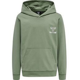 Hummel Sweatshirt Jungen Gr&ouml;&szlig;e 134 oliv / wei&szlig;