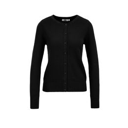 WE Fashion Strickjacke Damen Gr&ouml;&szlig;e M schwarz