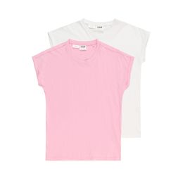 Urban Classics T-Shirt M&auml;dchen Gr&ouml;&szlig;e 122/128 rosa / wei&szlig;