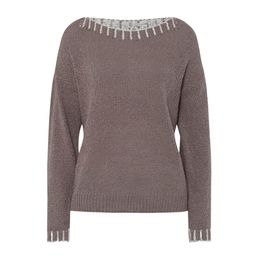 Heine Pullover Damen Gr&ouml;&szlig;e XS taupe / offwhite