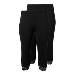 ZIZZI Leggings Damen Gr&ouml;&szlig;e 5XL/6XL schwarz