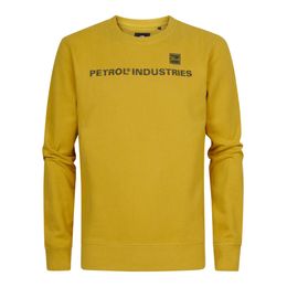 PETROL INDUSTRIES Sweatshirt Herren Gr&ouml;&szlig;e M senf / schwarz