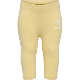 Hummel Leggings M&auml;dchen Gr&ouml;&szlig;e 80 gelb / wei&szlig;
