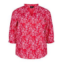 ZIZZI Bluse Damen Gr&ouml;&szlig;e 11XL/12XL rosa / rot