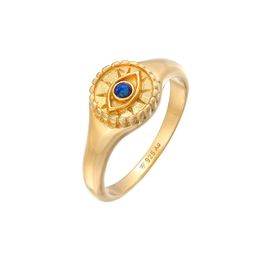 Elli Ring 'Evil Eye' Damen Gr&ouml;&szlig;e 52 blau / gold