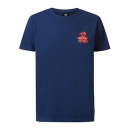 PETROL INDUSTRIES Shirt Herren Gr&ouml;&szlig;e L blau / orange