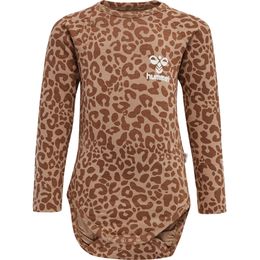 Hummel Body M&auml;dchen Gr&ouml;&szlig;e 92 braun / hellbraun / wei&szlig;