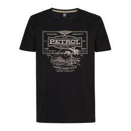 PETROL INDUSTRIES Shirt Herren Gr&ouml;&szlig;e XL beige / schwarz