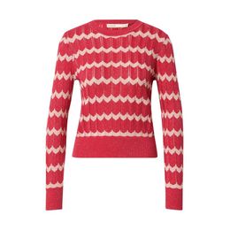 Oasis Pullover Damen Gr&ouml;&szlig;e M puder / dunkelpink