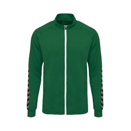 Hummel Trainingsjacke 'Authentic' Herren Gr&ouml;&szlig;e XL hellgrau / gr&uuml;n / schwarz