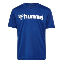 Hummel Funktionsshirt Jungen Gr&ouml;&szlig;e 116 kobaltblau / wei&szlig;