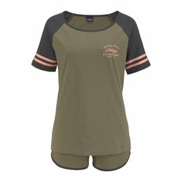 Arizona Shorty Damen Gr&ouml;&szlig;e M dunkelblau / khaki / apricot Winterkleid