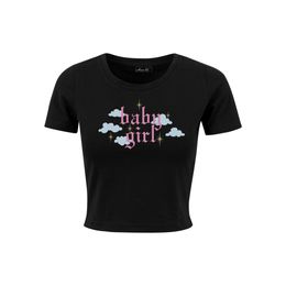 Mister Tee Shirt 'Baby Girl' Damen Gr&ouml;&szlig;e XL grau / pink / schwarz