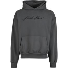 Karl Kani Sweatshirt 'Autograph' Herren Gr&ouml;&szlig;e L basaltgrau