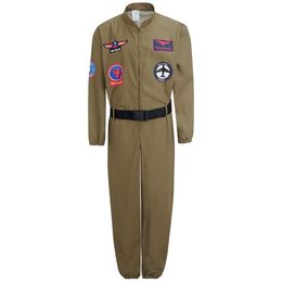 VanVaan Herren Kost&uuml;m Pilot mit G&uuml;rtel