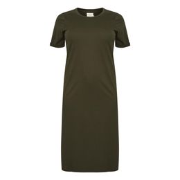Kaffe Curve Kleid 'Caline' Damen Gr&ouml;&szlig;e 46/48 khaki Winterkleid