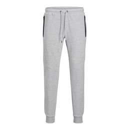 Jack & Jones Jack & Jones Hose 'JPSTWill JJFusion' Herren Gr&ouml;&szlig;e 35/36 graumeliert / schwarz