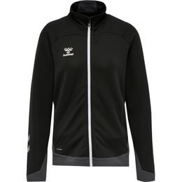 Hummel Sportsweatjacke Damen Gr&ouml;&szlig;e S grau / schwarz / wei&szlig;