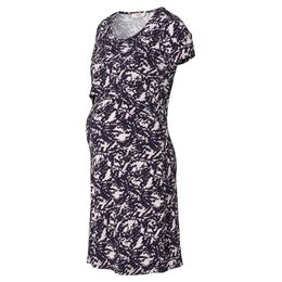 Esprit Maternity Umstand Kleid Damen Gr&ouml;&szlig;e 40 navy / rosa / wei&szlig; Winterkleid