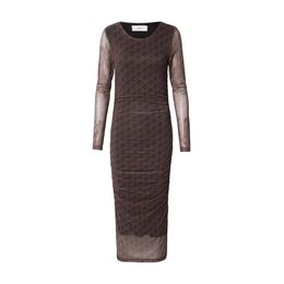 Moves Kleid 'Debina' Damen Gr&ouml;&szlig;e 38 braun / schwarz Winterkleid