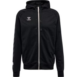 Hummel Sportsweatjacke 'Move' Herren Gr&ouml;&szlig;e M schwarz / wei&szlig;