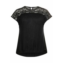 sheego Bluse Damen Gr&ouml;&szlig;e 4XL/5XL schwarz