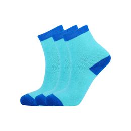 Socken ZIGZAG "Lime", Herren, Gr. 33/35, blau (aquablau), Elasthan, mehrfarbig, Socken Socken, mit atmungsaktiver Funktion