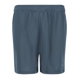 Shorts Endurance "Sesto Jr.", Jungen, Gr. 128, EURO-Gr&ouml;&szlig;en, blau (blau, grau), 100% Polyester, unifarben, kurz, Hosen Shorts, mit schnell trocknender QUICK DRY-Technologie