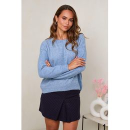 Soft Cashmere Pullover in Hellblau - 74% | Gr&ouml;&szlig;e 38/40 | Damen-pullover-cardigans