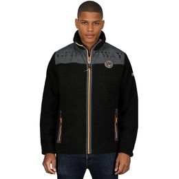 Geographical Norway Fleecejacke "Tumarino" in Schwarz - 74% | Gr&ouml;&szlig;e S | Herren-pullover-sport