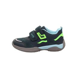 Superfit Leder-Sneakers "Storm" in Dunkelblau - 39% | Gr&ouml;&szlig;e 30 | Kindersneakers