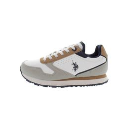 U.S. Polo Assn. Sneakers in Wei&szlig;/ Hellbraun/ Dunkelblau - 53% | Gr&ouml;&szlig;e 37 | Kindersneakers