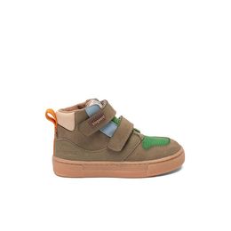 bisgaard Leder-Sneakers "Roy" in Khaki - 49% | Gr&ouml;&szlig;e 36 | Kindersneakers