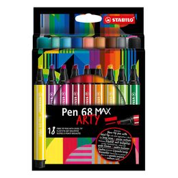 Stabilo Premium-Filzstifte "Stabilo Pen 68 MAX - ARTY" - 18 St&uuml;ck - 21% | Schulzubehoer