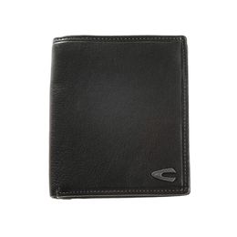 Camel Active Leder-Geldb&ouml;rse "Vegas" in Schwarz - (B)10,7 x (H)12,4 x (T)2 cm - 60% | Herren-portemonnaies-etuis