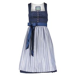 Turi Landhaus Dirndl in Dunkelblau/ Hellblau - 42% | Gr&ouml;&szlig;e 40 | Damen-dirndl