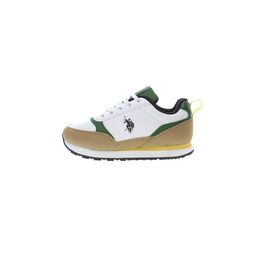 U.S. Polo Assn. Sneakers in Wei&szlig;/ Beige/ Gr&uuml;n - 50% | Gr&ouml;&szlig;e 39 | Kindersneakers