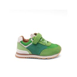 bisgaard Leder-Sneakers in Gr&uuml;n/ Wei&szlig; - 48% | Gr&ouml;&szlig;e 28 | Kindersneakers