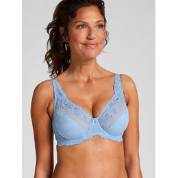 Hunkem&ouml;ller Hunkem&ouml;ller B&uuml;gel-BH "Diva" in Blau - 43% | Gr&ouml;&szlig;e 80C | Damen-bhs