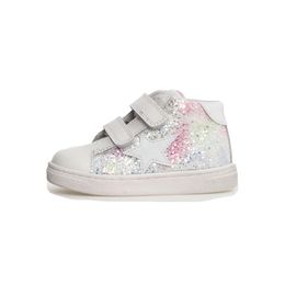 Naturino Leder-Sneakers in Wei&szlig;/ Bunt - 46% | Gr&ouml;&szlig;e 27 | Kindersneakers