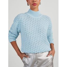 LA Angels Pullover in Hellblau - 61% | Gr&ouml;&szlig;e M | Damen-pullover-cardigans
