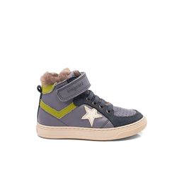 bisgaard Leder-Sneakers "Isak" in Grau - 49% | Gr&ouml;&szlig;e 33 | Kindersneakers