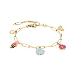 Cool Time Armband M&auml;dchen Gr&ouml;&szlig;e One Size hellblau / goldgelb / gold / hellpink