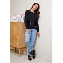 Soft Cashmere Pullover in Schwarz - 77% | Gr&ouml;&szlig;e 34/36 | Damen-pullover-cardigans