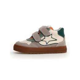 Naturino Leder-Sneakers in Grau/ Beige/ Gr&uuml;n - 44% | Gr&ouml;&szlig;e 24 | Kindersneakers