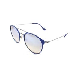 Ray-Ban Ray Ban Unisex-Sonnenbrille in Dunkelblau/ Silber - 33% | Gr&ouml;&szlig;e 52 | Brillen-herren
